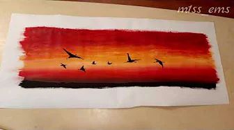 M1ss_ems Sunset And Cranes - Art (and Arse) - YTboob