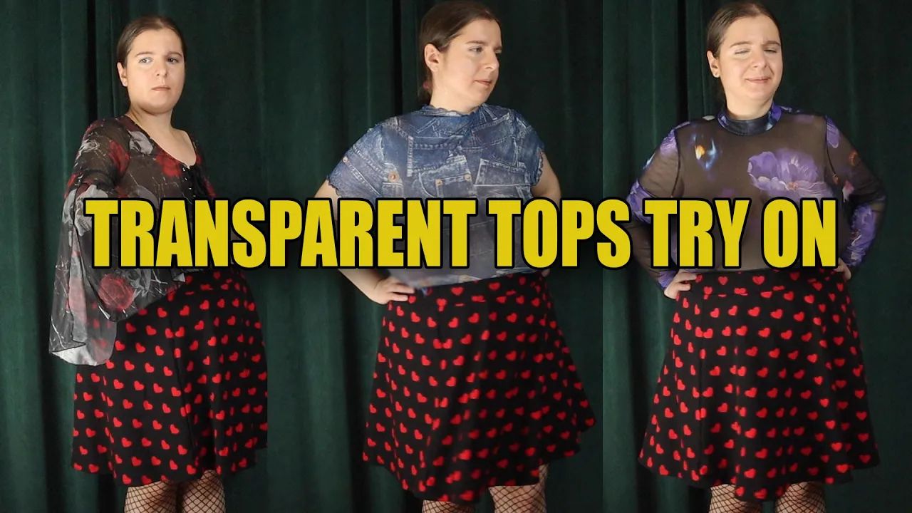 Transparent Tops From SHEIN Try On - YTboob